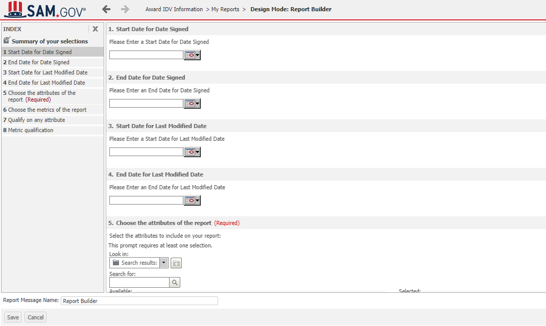 Identifying Opportunities Using SAM.gov’s Data Bank