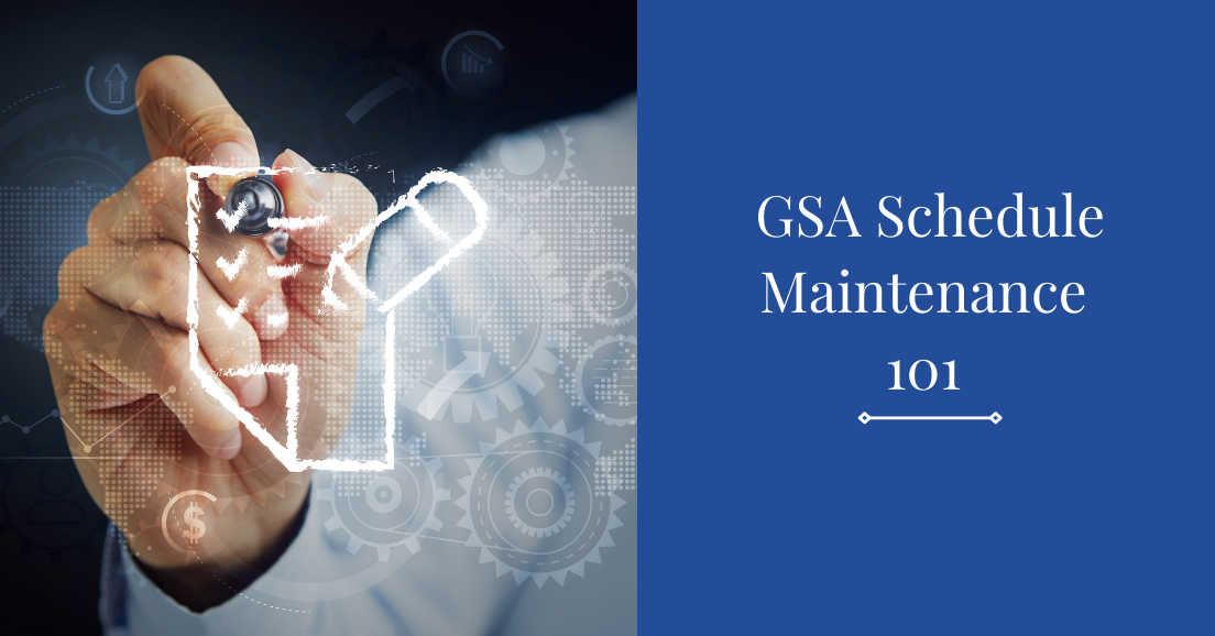 Webinar | GSA Schedule Maintenance 101